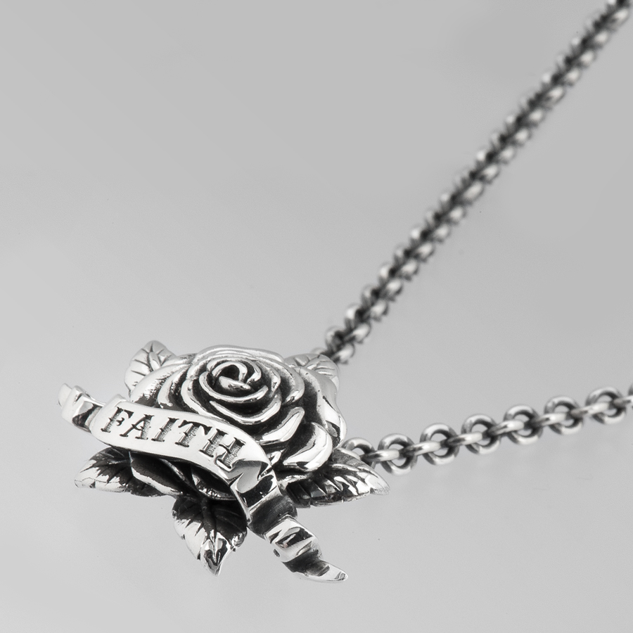 Rose of Faith | Pendants, Necklaces & Chokers by Oz Abstract Tokyo ...