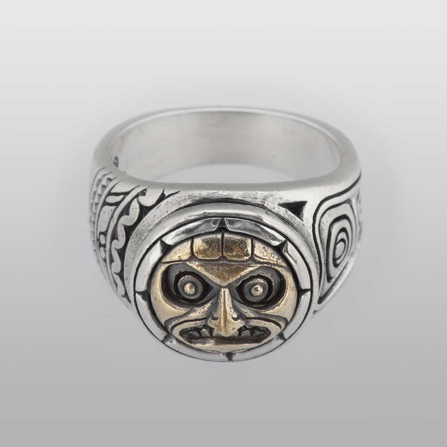 Aztec Ring Guwashi | Rings by BigBlackMaria | Online Boutique Oz ...
