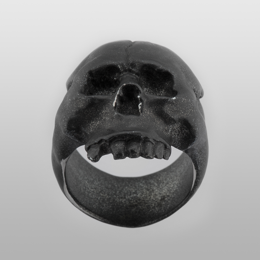 Mongoloid Skull (Steel) | Rings by Nakayama Hidetoshi | Online Boutique ...