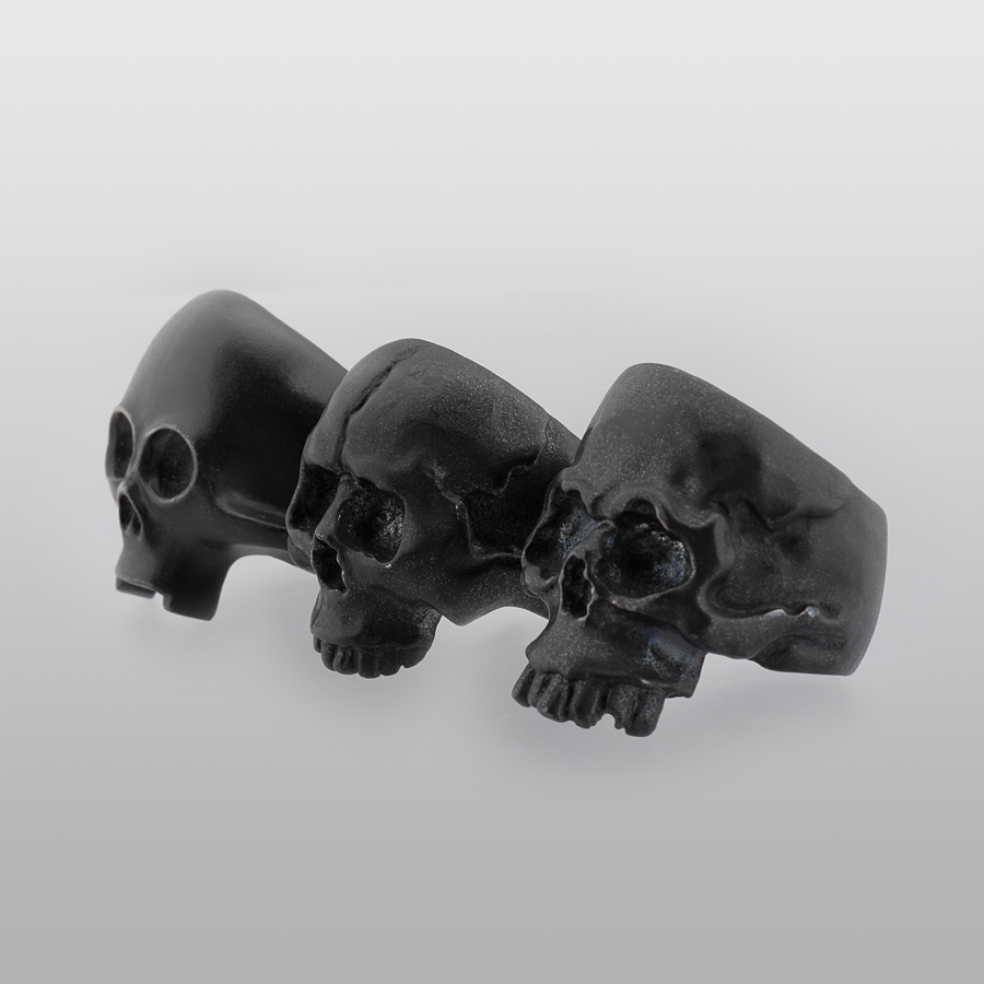 Mongoloid Skull (Steel) | Rings by Nakayama Hidetoshi | Online Boutique ...