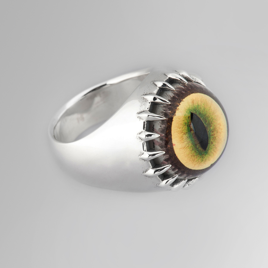 Evil Green Eye | Rings by Oz Abstract Tokyo | Online Boutique Oz ...