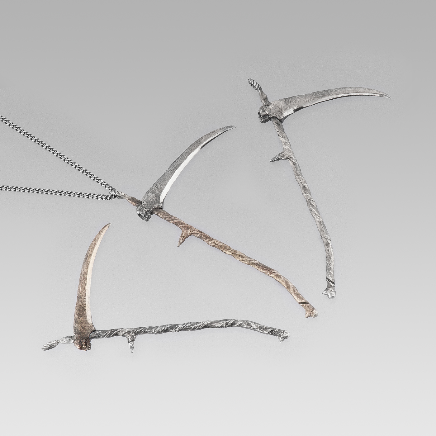 The Sickle (BrassHandle) | Pendants, Necklaces & Chokers by Oz Abstract ...