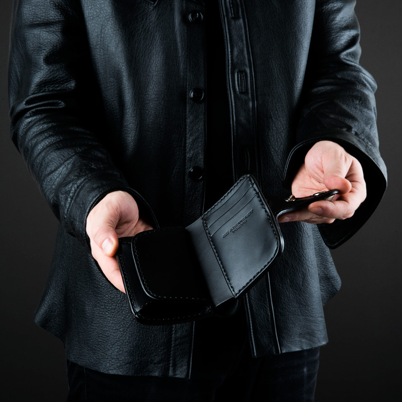Half Wallet | Leather Works & Designs by Oz Abstract Tokyo | Online ...