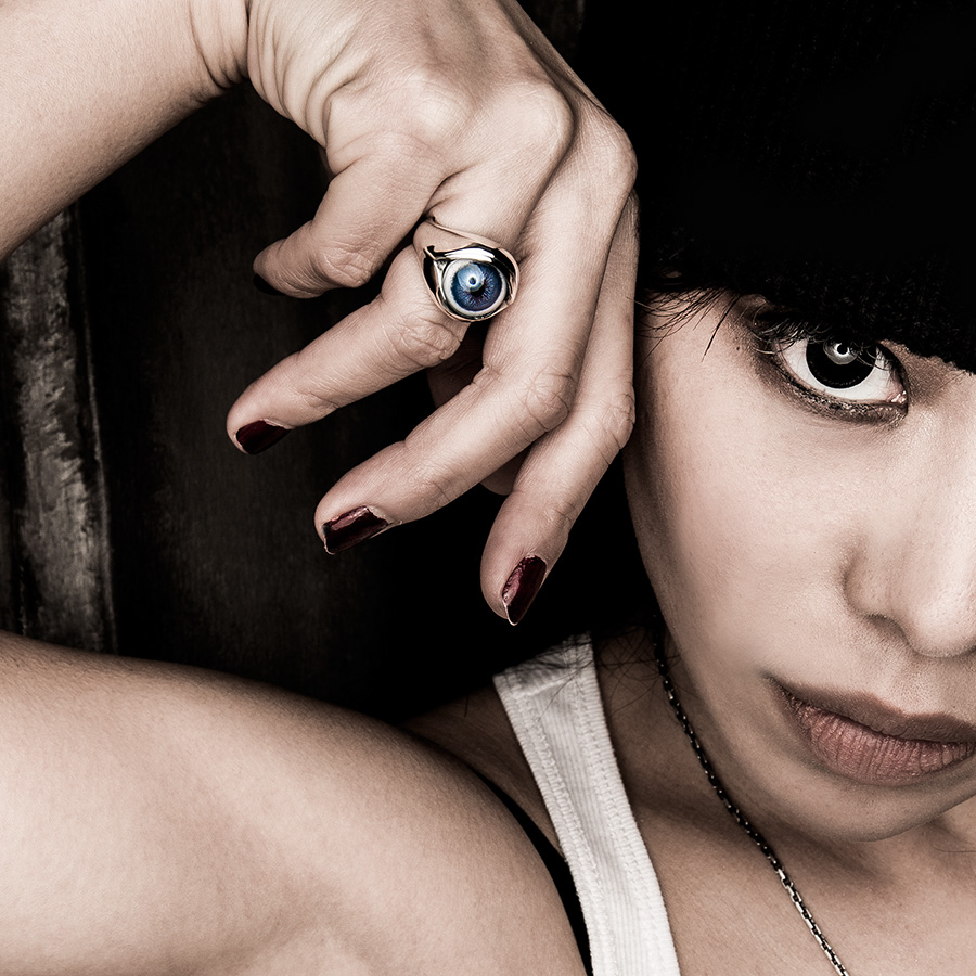 The Eye of Eyes (Blue) | Rings by Oz Abstract Tokyo | Online Boutique ...