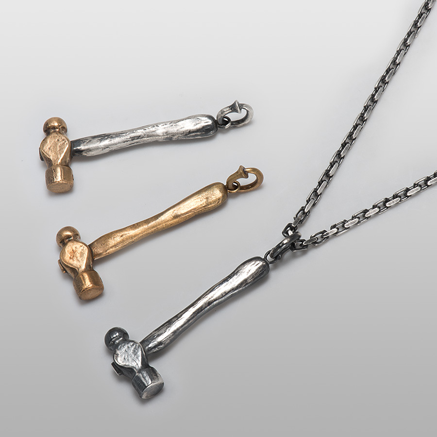 The Hammer (Silver) | Pendants, Necklaces & Chokers by Oz Abstract ...