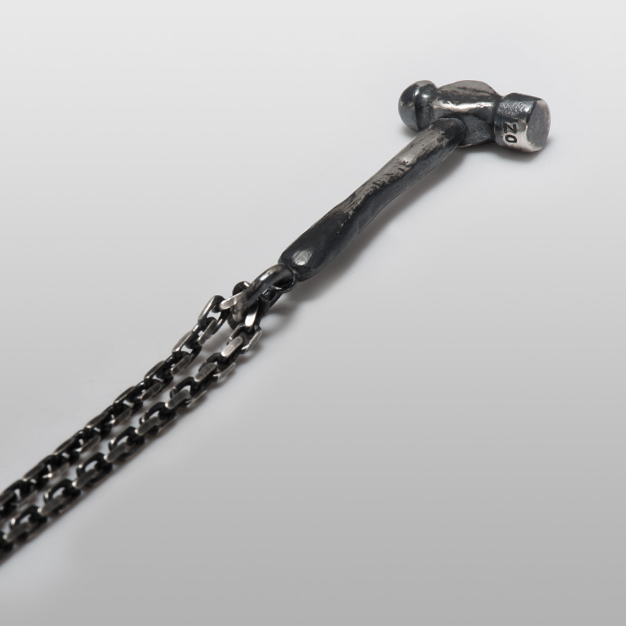 The Hammer (Silver) | Pendants, Necklaces & Chokers by Oz Abstract ...