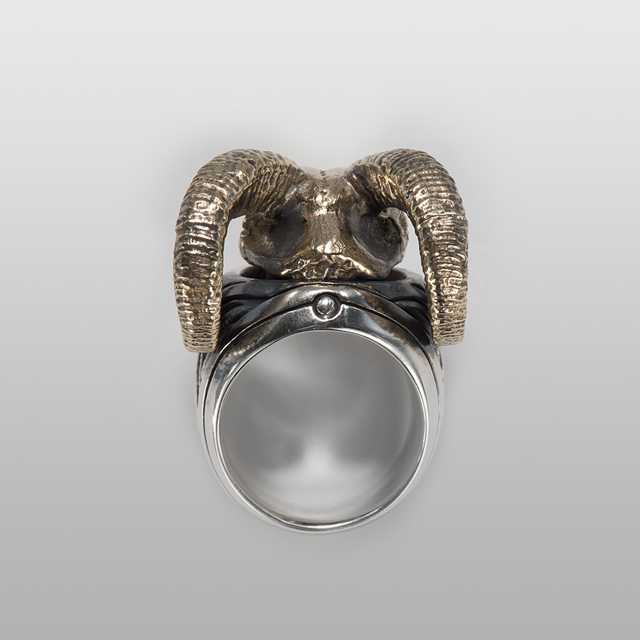 The Goat (BrassHead) | Rings by Oz Abstract Tokyo | Online Boutique Oz ...