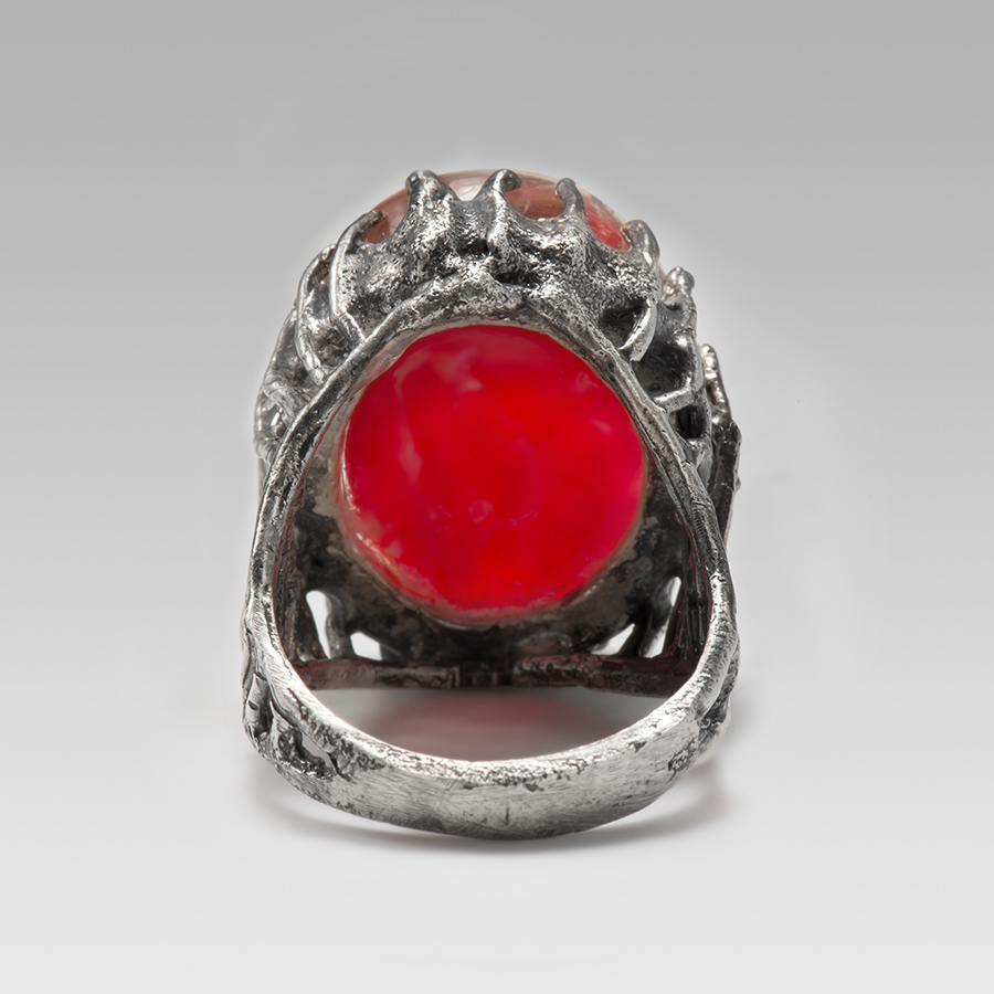 Oval Red | Rings by MFM Productions | Online Boutique Oz Abstract Tokyo ...