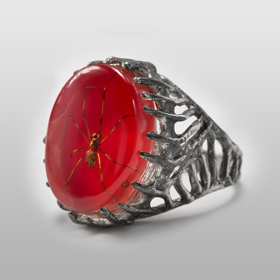 Oval Red | Rings by MFM Productions | Online Boutique Oz Abstract Tokyo ...