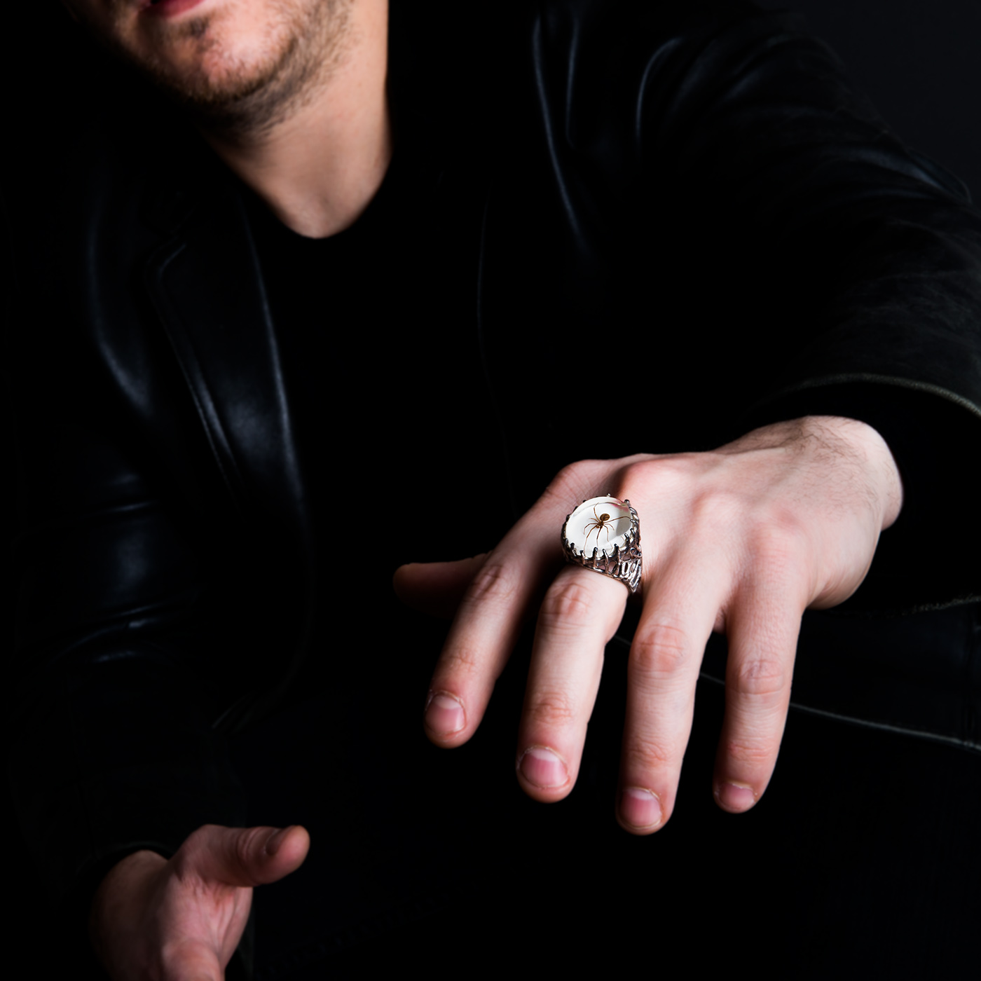 Oval White | Rings by MFM Productions | Online Boutique Oz Abstract ...