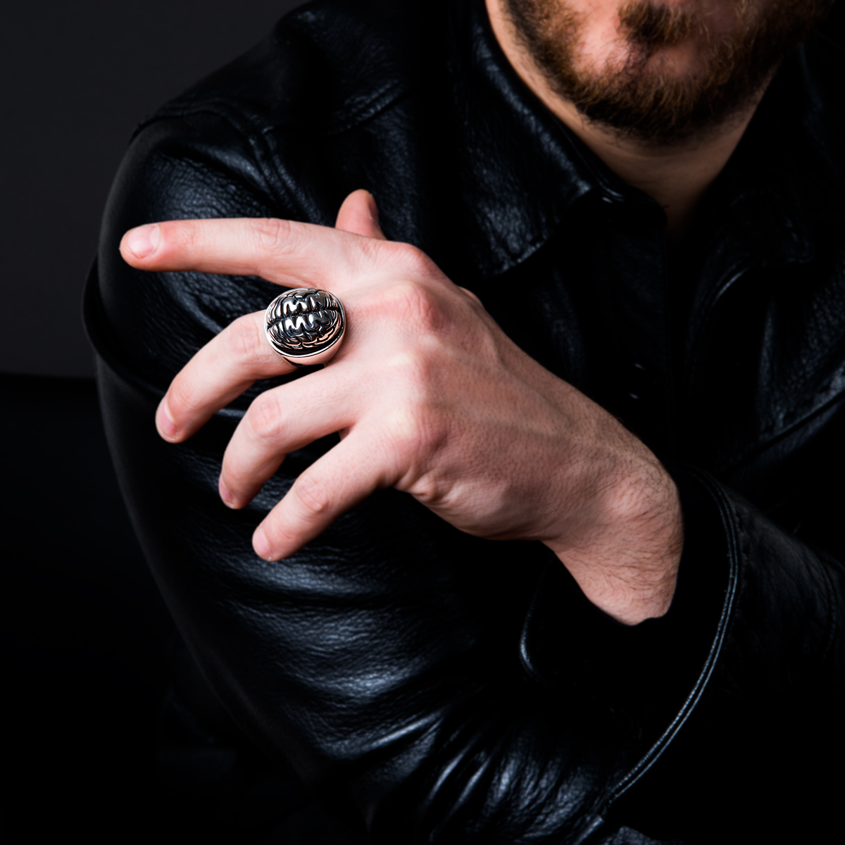 Brain is a Machine (Silver) | Rings by Oz Abstract Tokyo | Online ...