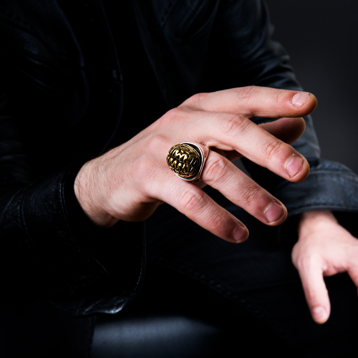 Brain is a Machine (Brass) | Rings by Oz Abstract Tokyo | Online ...