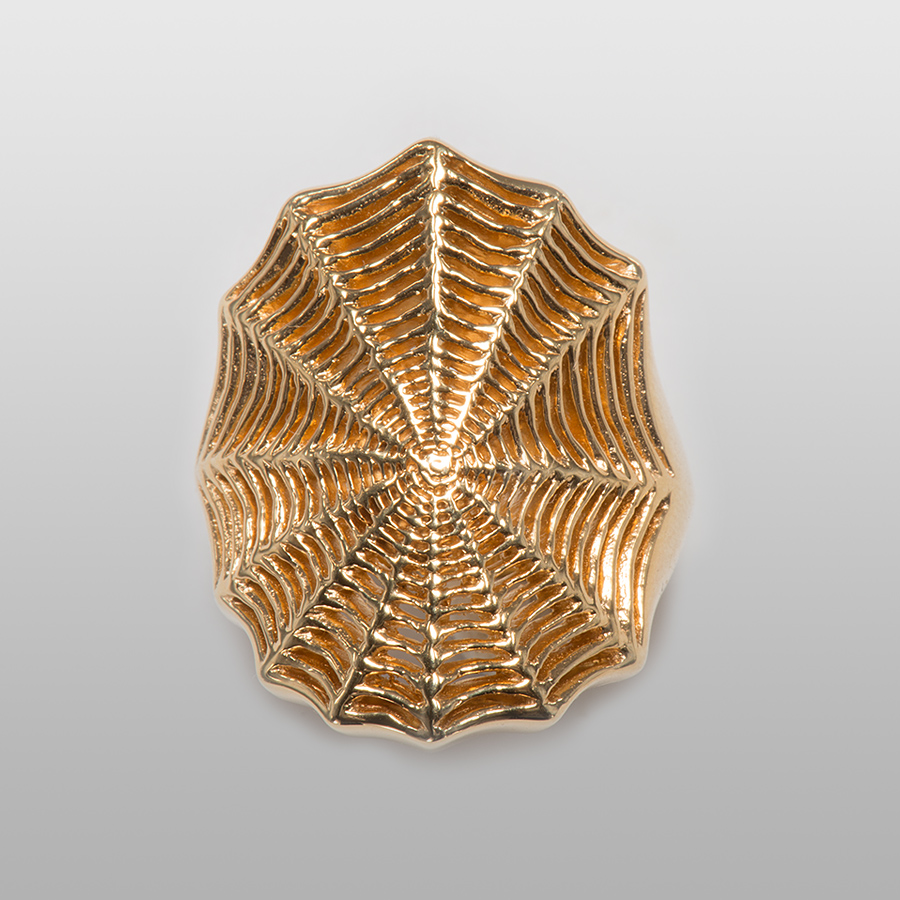 The Web (Gold) | Rings by Oz Abstract Tokyo | Online Boutique Oz ...