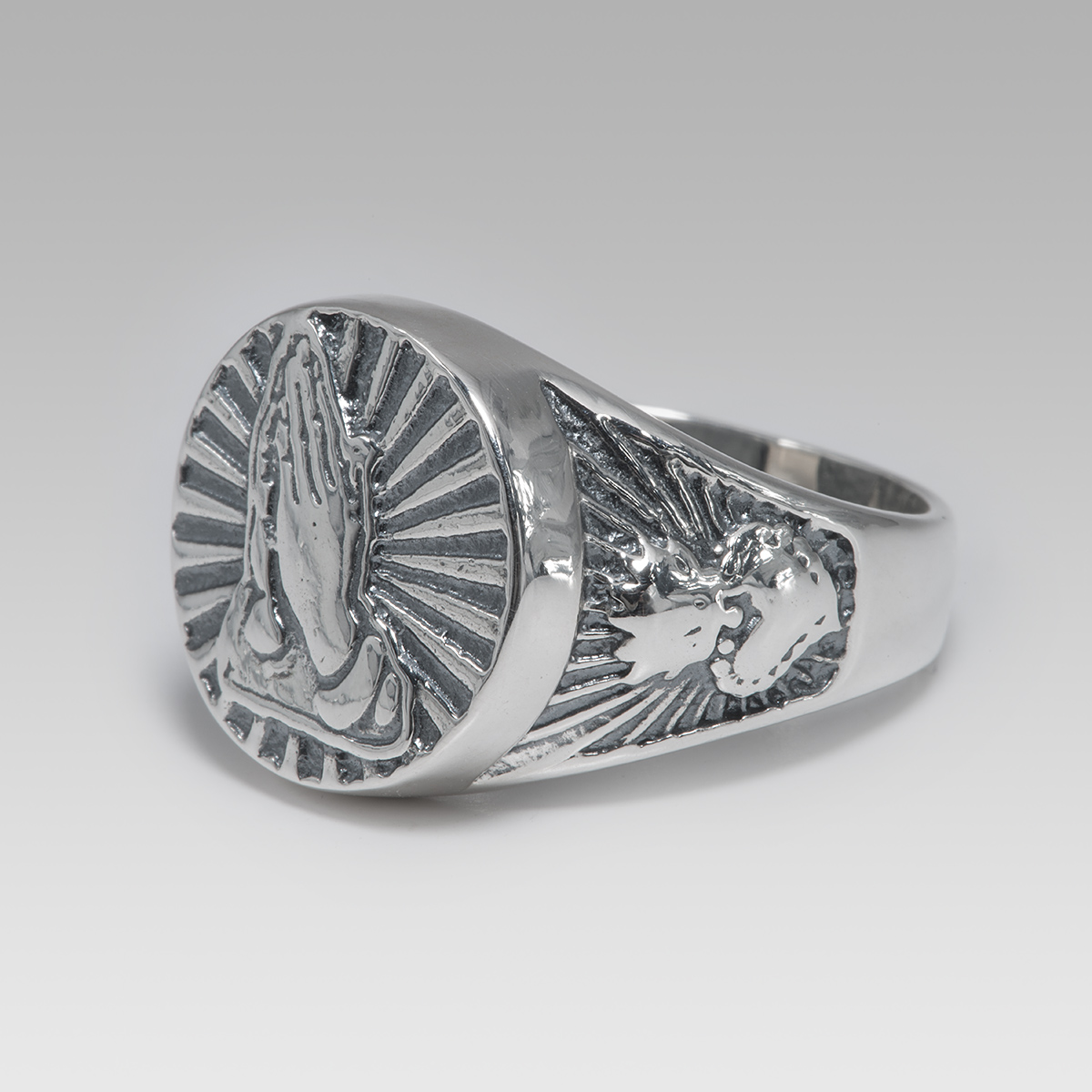 Praying Hands Ring | Rings by Anonymous | Online Boutique Oz Abstract ...